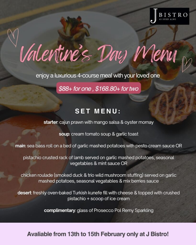 J Bistro @ 45 Syed Alwi – Nestled mid-way between Kampong Glam and ...